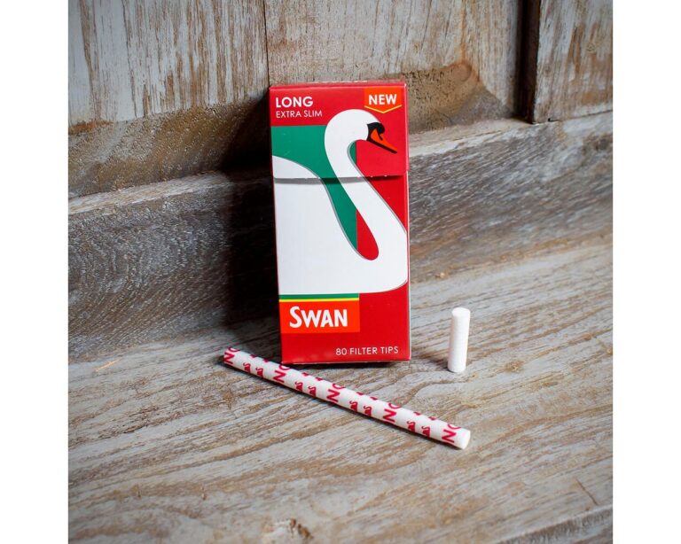 Swan | Long Extra Slim Filter Tips | 80 Pack - tobacco supply usa